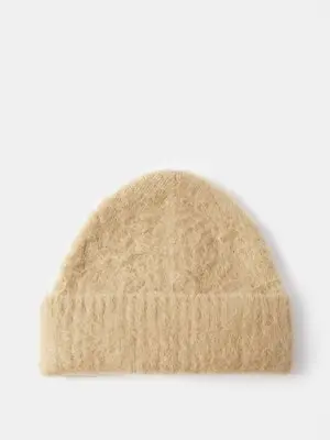 Acne Studios Kameo Felted Beanie Beige