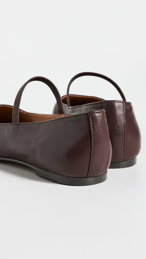 Madewell The Greta Ballet Flats - Chocolate Raisin