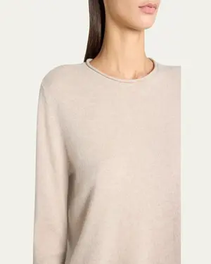 LISA YANG Ida Cashmere Crewneck Sweater - Black