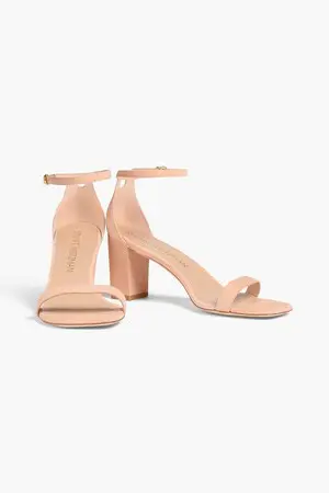 STUART WEITZMAN Suede Sandals - Blush