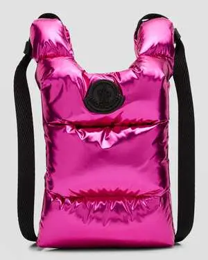 Moncler Moncler Legere Small Crossbody Puffer Bag - Dark Pink