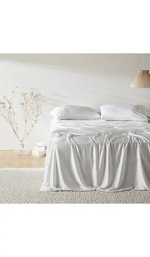 ETTITUDE King Signature Sateen Pillowcase Set In White - Cloud