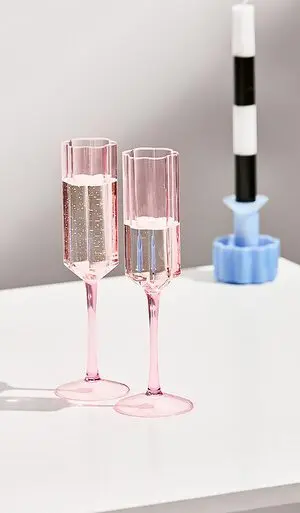FAZEEK Wave Flutes Set Of 2