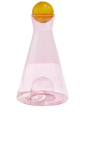 FAZEEK Vice Versa Carafe In Pink - Pink & Amber
