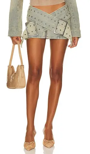JADED LONDON Assassin Micro Mini Denim Skirt