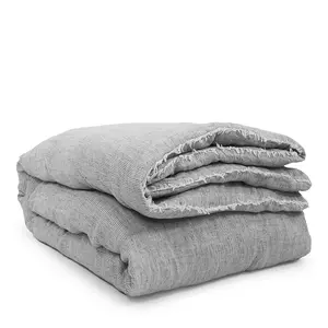POM POM AT HOME Logan Duvet Cover, Twin - Charcoal
