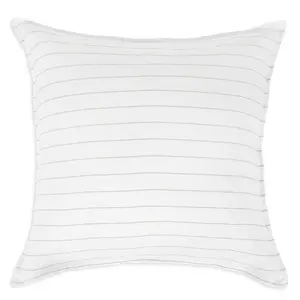 POM POM AT HOME Blake Euro Sham - White/natural