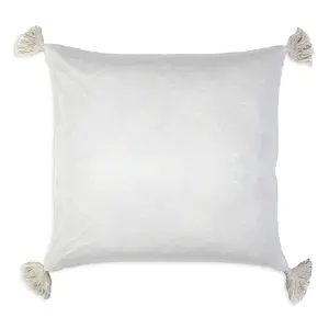 POM POM AT HOME Bianca Square Decorative Pillow White