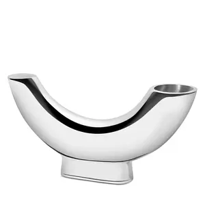 NAMBE Half Moon Vase - Silver