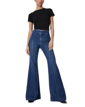 Alice + Olivia Dylan High-waist Wide-leg Jeans
