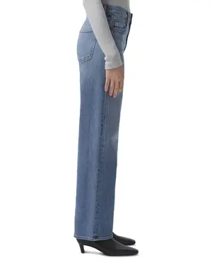 AGOLDE Harper Mid-rise Wide-leg Jeans