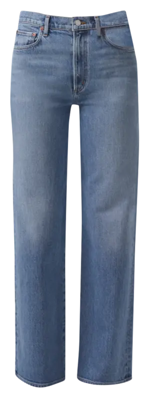 AGOLDE Harper Mid-rise Wide-leg Jeans