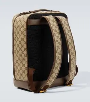 Gucci Ophidia Gg Medium Canvas Backpack