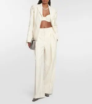 JEAN PAUL GAULTIER Striped Bra Top