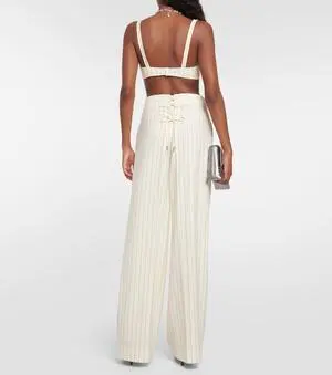 JEAN PAUL GAULTIER Striped Bra Top