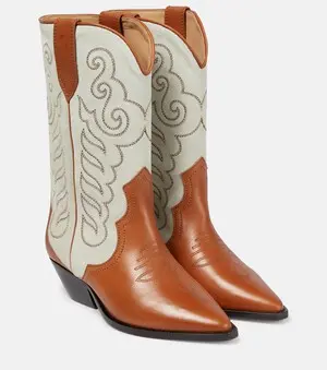 Isabel Marant Étoile Duerto Leather Boots - Brown