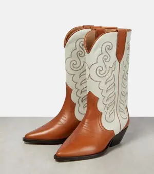 Isabel Marant Étoile Duerto Leather Boots - Brown