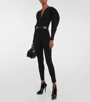 Alaïa Slick Patent Leather Ankle Boots - Black