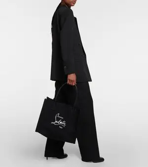 CHRISTIAN LOUBOUTIN Nastroloubi Large Tote Bag - Black