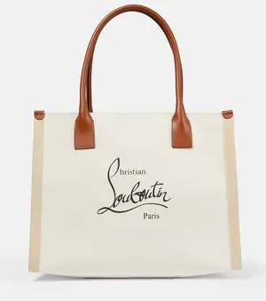 CHRISTIAN LOUBOUTIN Nastroloubi Large Tote Bag - Neutrals