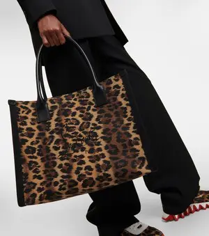 CHRISTIAN LOUBOUTIN Nastroloubi Large Tote Bag - Neutrals