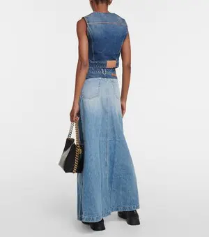 Stella McCartney Denim Maxi Skirt