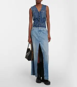 Stella McCartney Denim Maxi Skirt