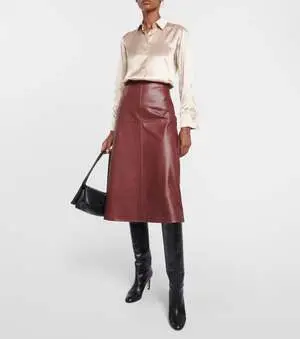 Max Mara Aiello Silk Satin Shirt