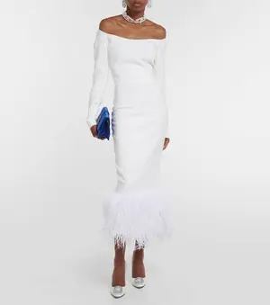 Manolo Blahnik Bridal Hangisi 105 Embellished Satin Pumps - White