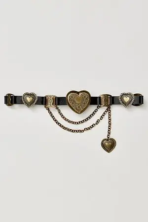 Streets Ahead Queen Of Hearts Belt - Onyx
