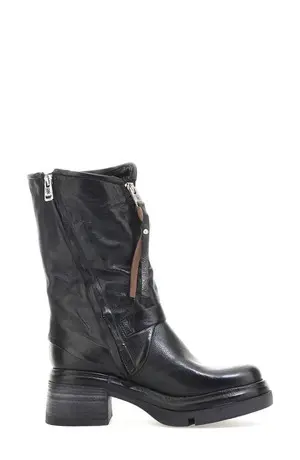 A.S.98 Emory Lug Sole Boots - Black