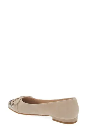 Pelle Moda Saida Ballet Flat - Mushroom