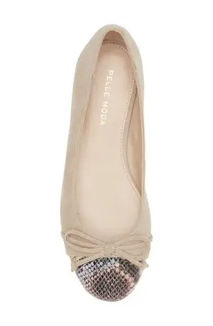Pelle Moda Saida Ballet Flat - Mushroom
