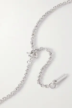 Completedworks Net Sustain Rhodium-plated Recycled Crystal Necklace