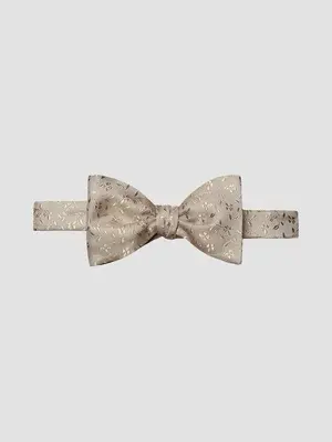 Eton Floral Silk Bow Tie Ivory