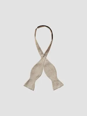 Eton Floral Silk Bow Tie - Ivory