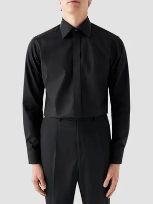 Eton Slim-fit Pin-dot Piqué Shirt