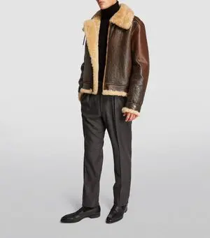 Ralph Lauren Shearling Aviator Jacket