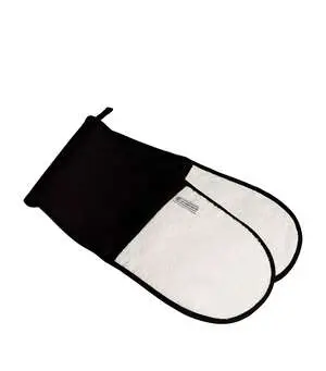 LE CREUSET Double Oven Glove - Black