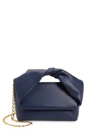 JW Anderson Medium Twister Top Handle Bag Navy