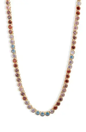 Madewell Madewell Tennis Necklace Rainbow Multi