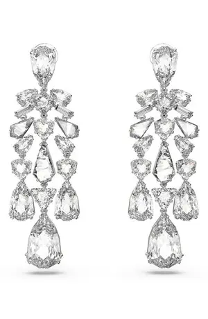 SWAROVSKI Mesmera Crystal Chandelier Clip-on Earrings