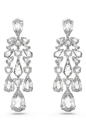 SWAROVSKI Mesmera Crystal Chandelier Clip-on Earrings