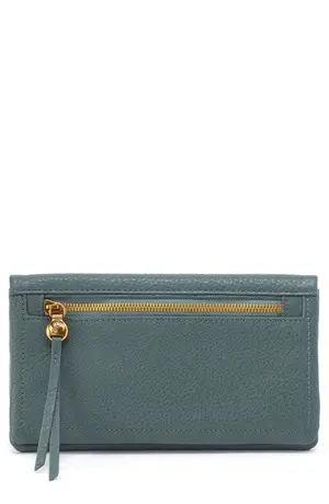 Hobo Lumen Leather Bifold Wallet Sage Leaf