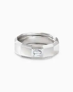 David Yurman Faceted Band Ring With - Diamond
