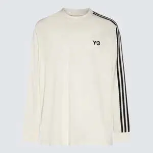 Y3 T-shirt With Logo - Off White/black