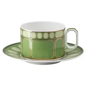 SWAROVSKI Signum Teacup With Saucer - Green