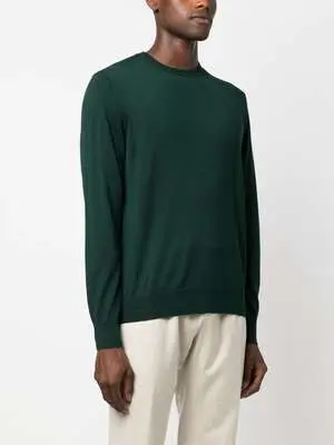 BALLANTYNE Crew-neck Wool Jumper - Green