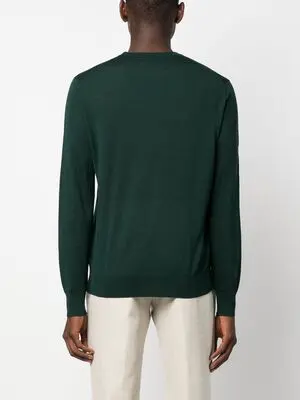 BALLANTYNE Crew-neck Wool Jumper - Green