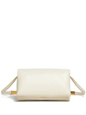 Marni Mini Prisma Leather Shoulder Bag - Neutrals